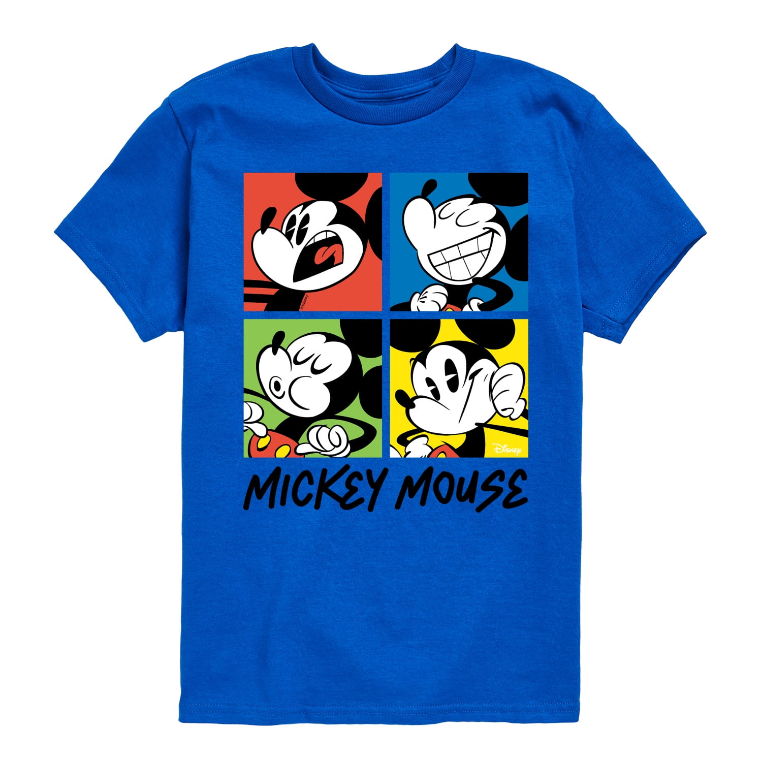 Disney - Mickey Colorblock - Toddler & Youth Short Sleeve Graphic T ...