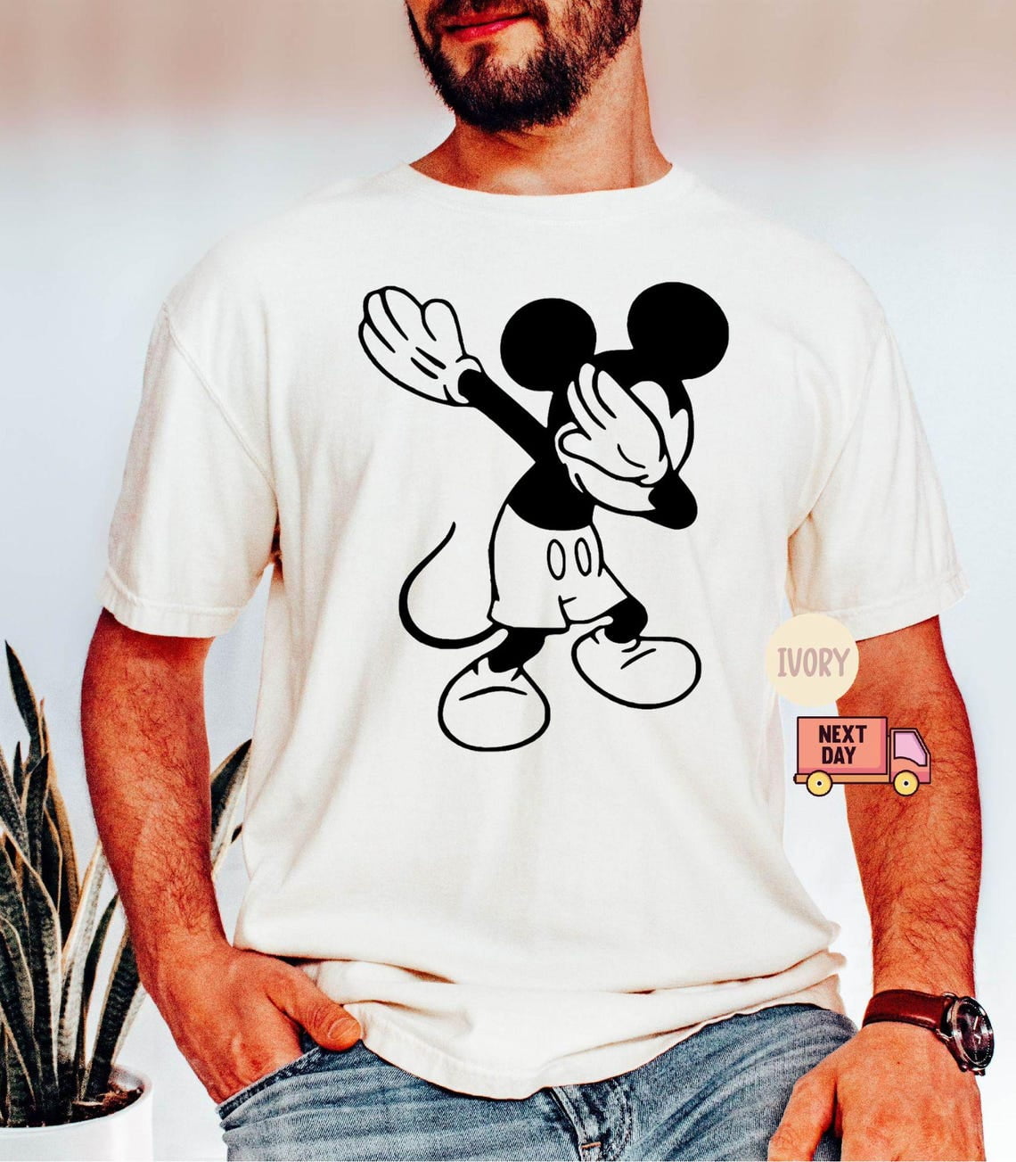 Disney Mickey Dabbing Shirt, Funny Disney TShirt, Family Matching Tee ...