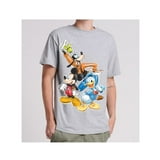 Disney Mickey, Donald & Goofy Men's Gray Tee Large - Walmart.com