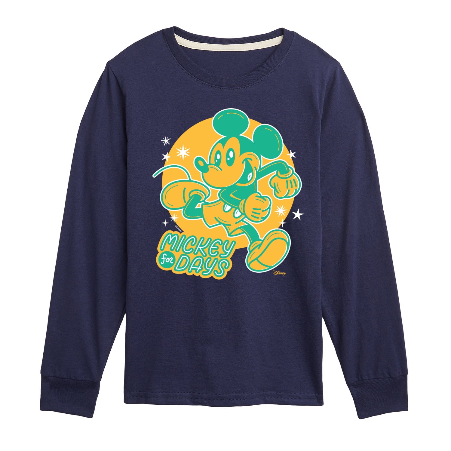 Disney - Mickey For Days - Toddler & Youth Long Sleeve Graphic T-Shirt ...