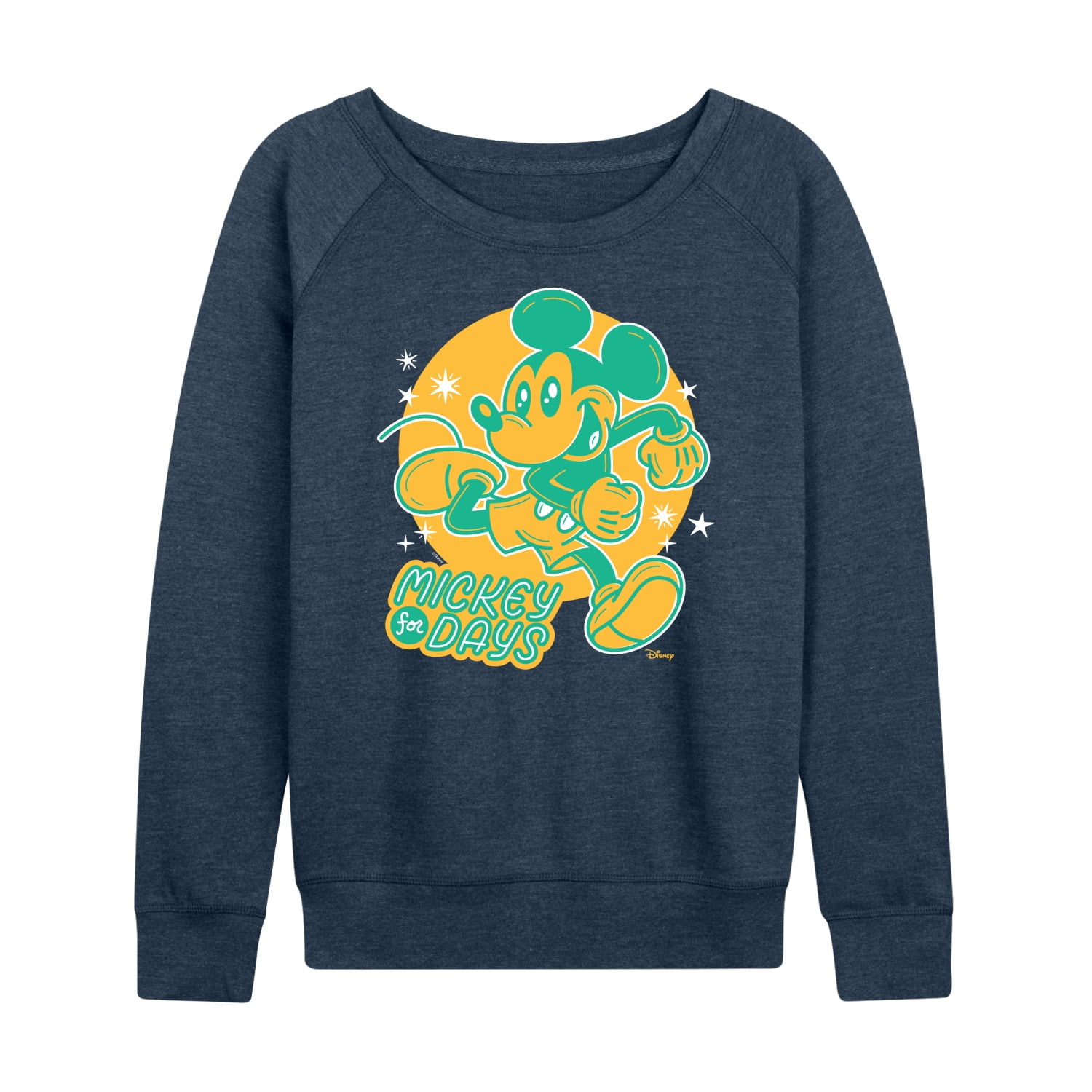 Disney - Mickey For Days - Women's Lightweight French Terry Long Sleeve ...