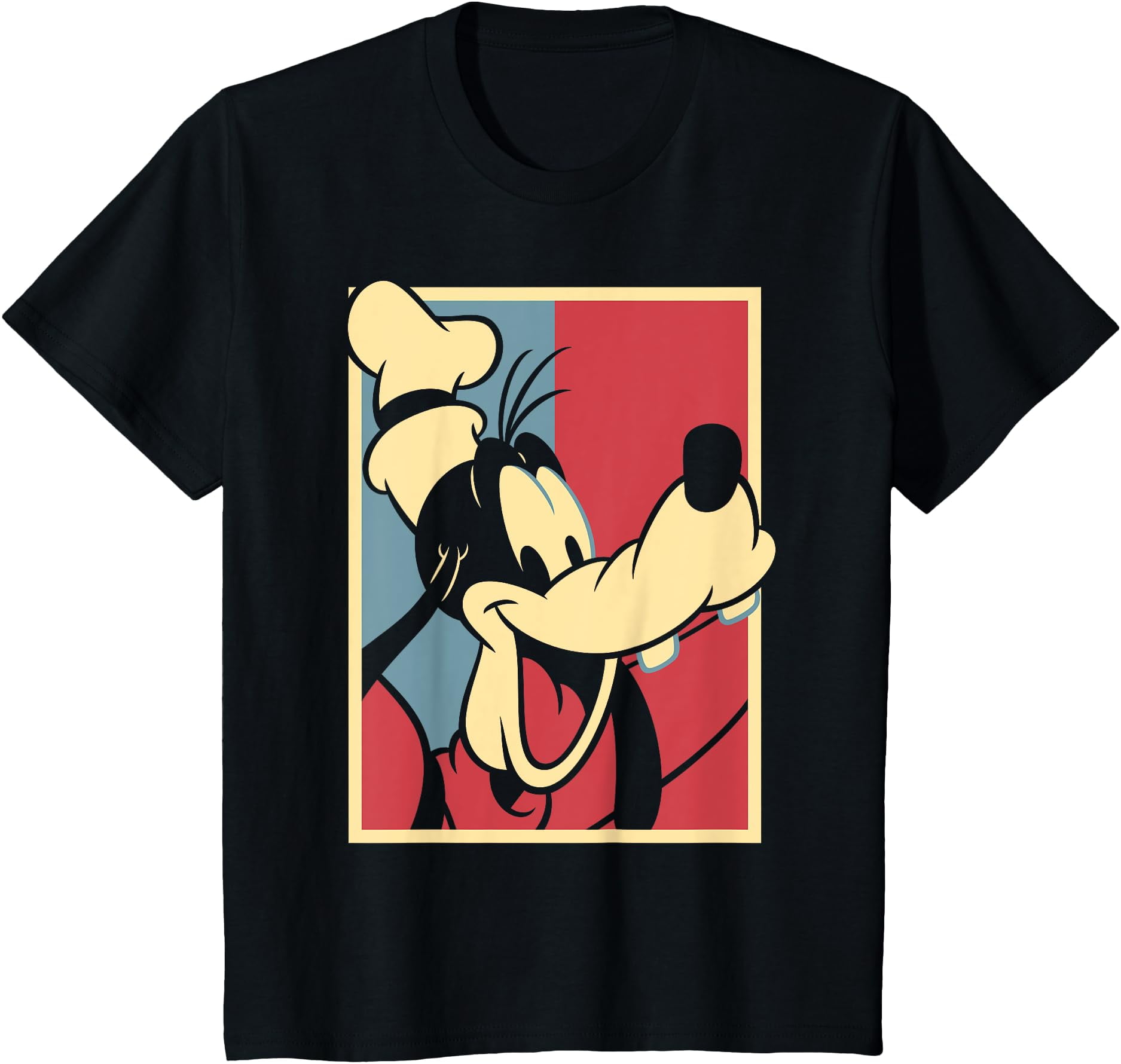 Disney Mickey & Friends Americana Goofy Red & Blue Pop T-Shirt, Black Color, Size YXS - Walmart.com