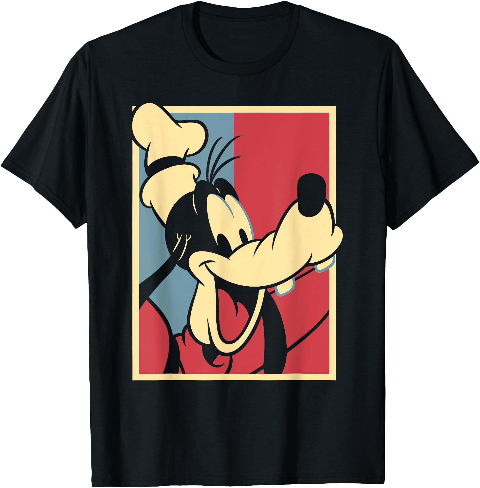 Disney Mickey & Friends Americana Goofy Red & Blue Pop T-Shirt ...