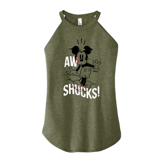 Disney - Mickey & Friends - Aw Shucks - Juniors High Neck Tank Top ...
