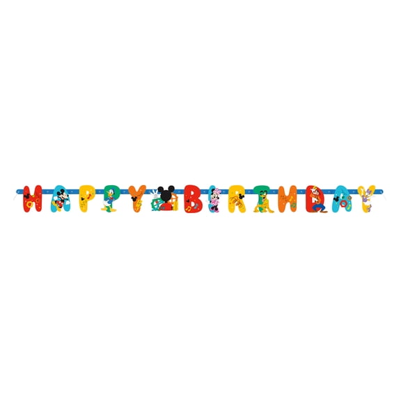 Disney Mickey & Friends Clubhouse Jointed Banner, 1ct - Walmart.com