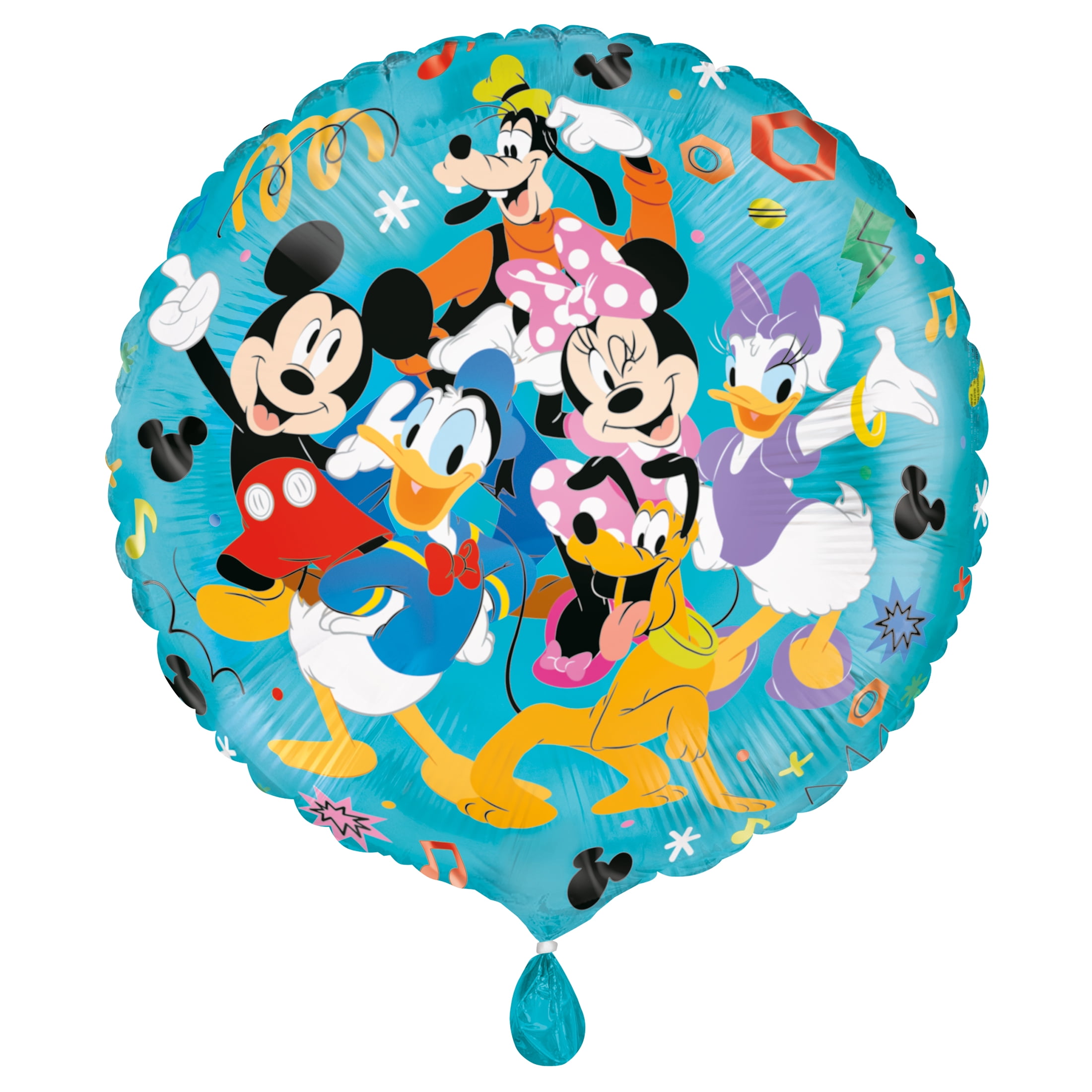 Disney Mickey & Friends Clubhouse Round 18" Foil Balloon, 1ct - Walmart.com
