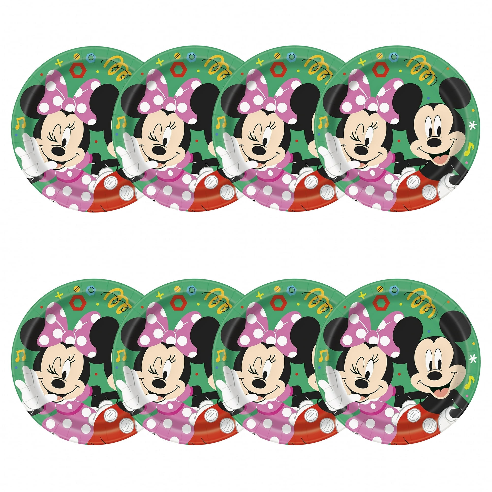 Disney Mickey & Friends Clubhouse Round 7" Dessert Plates 24ct ...
