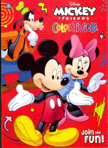 Disney Mickey 400pg Coloring Book - Walmart.com
