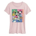 Disney - Mickey Friends Comic - Women's Short Sleeve Graphic T-Shirt ...