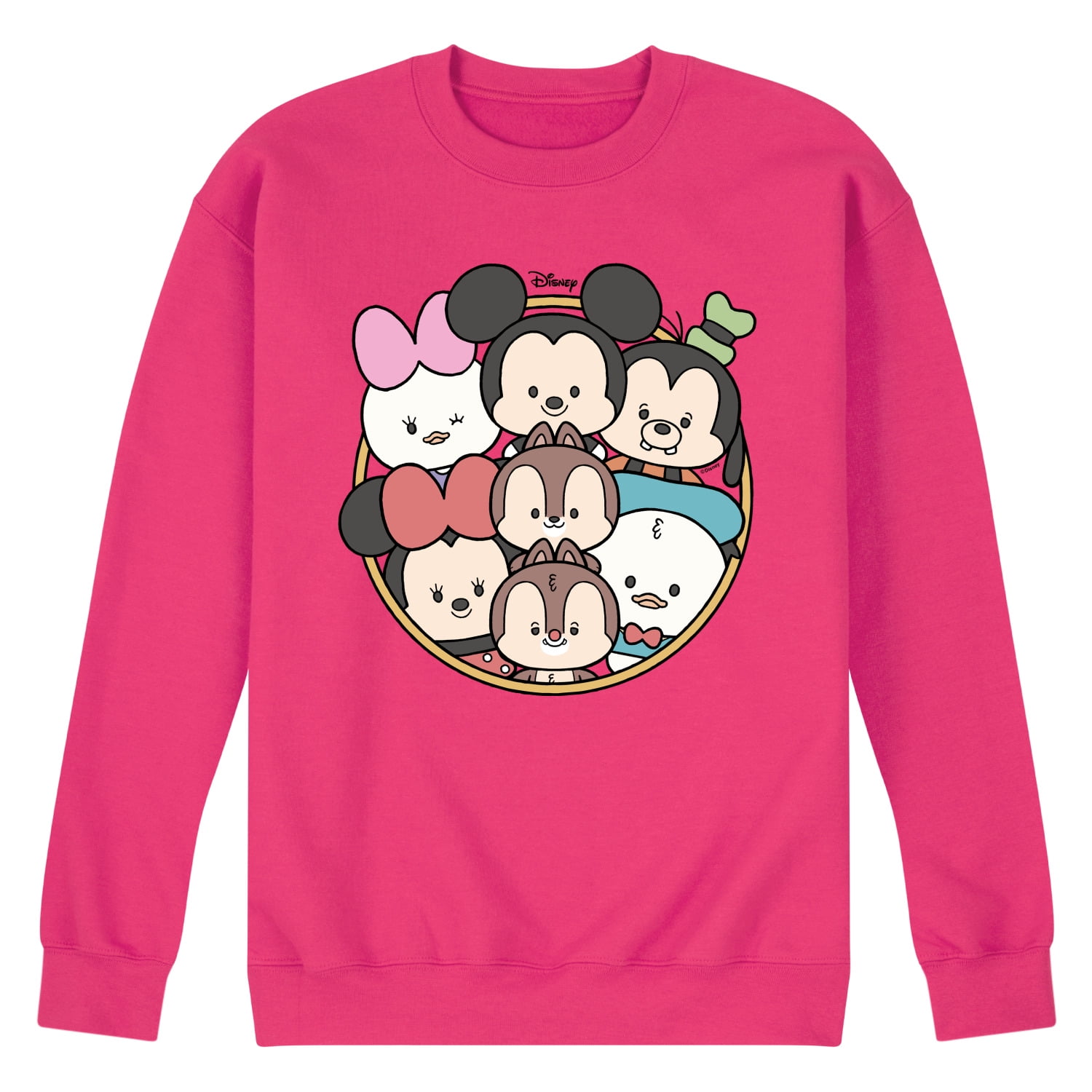 Disney - Mickey Friends Group - Men's Crew Neck Fleece Pullover ...