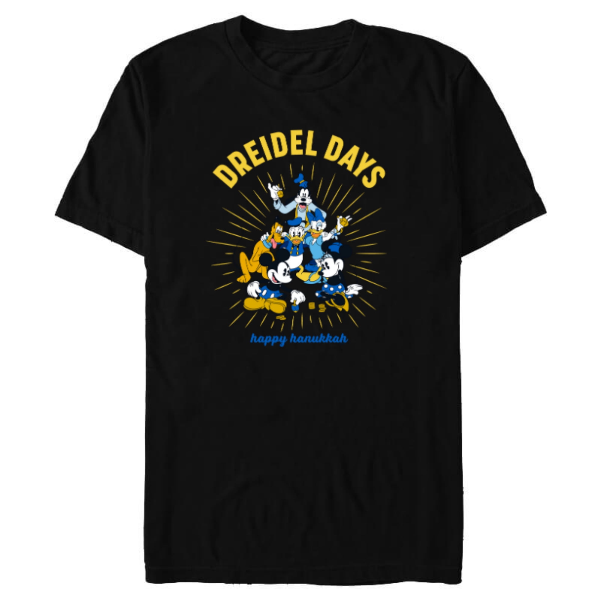 Disney Mickey & Friends Happy Hanukkah Dreidel Days - Short Sleeve ...