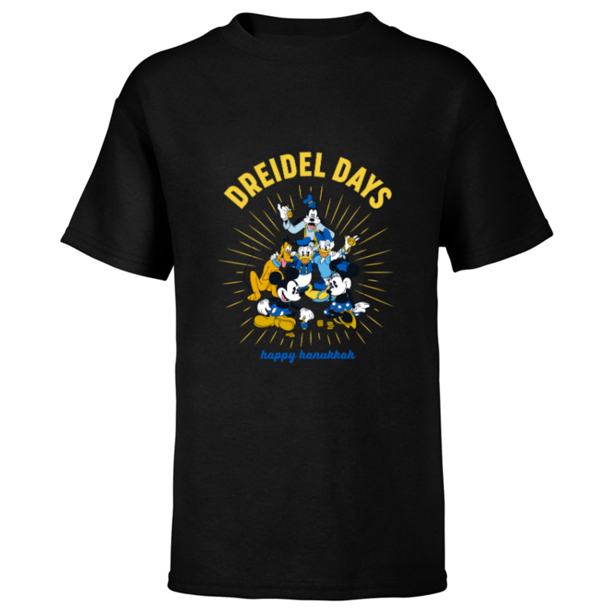 Disney Mickey & Friends Happy Hanukkah Dreidel Days - Short Sleeve T ...