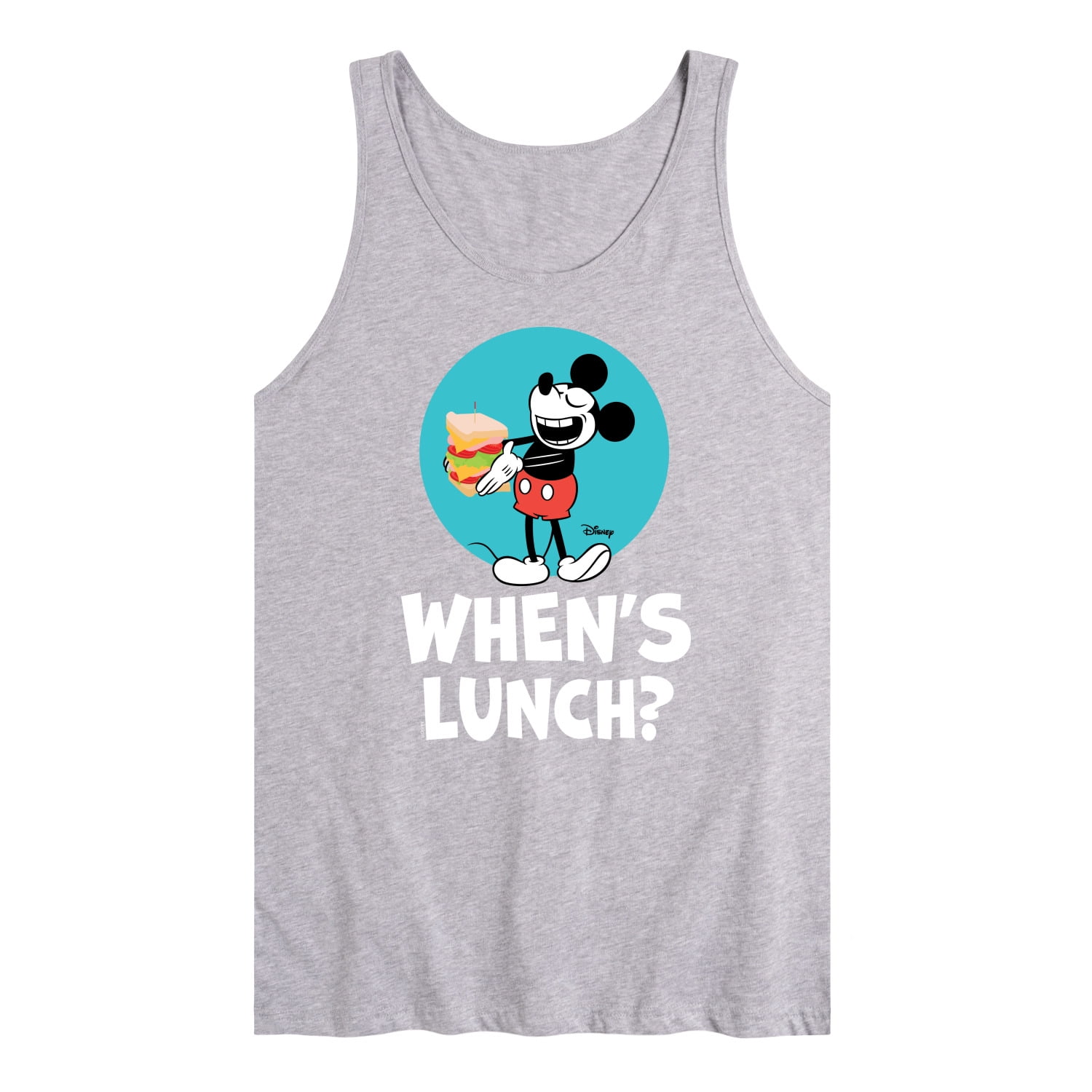 Disney - Mickey & Friends - Hungry Mickey - When's Lunch - Men's Jersey ...