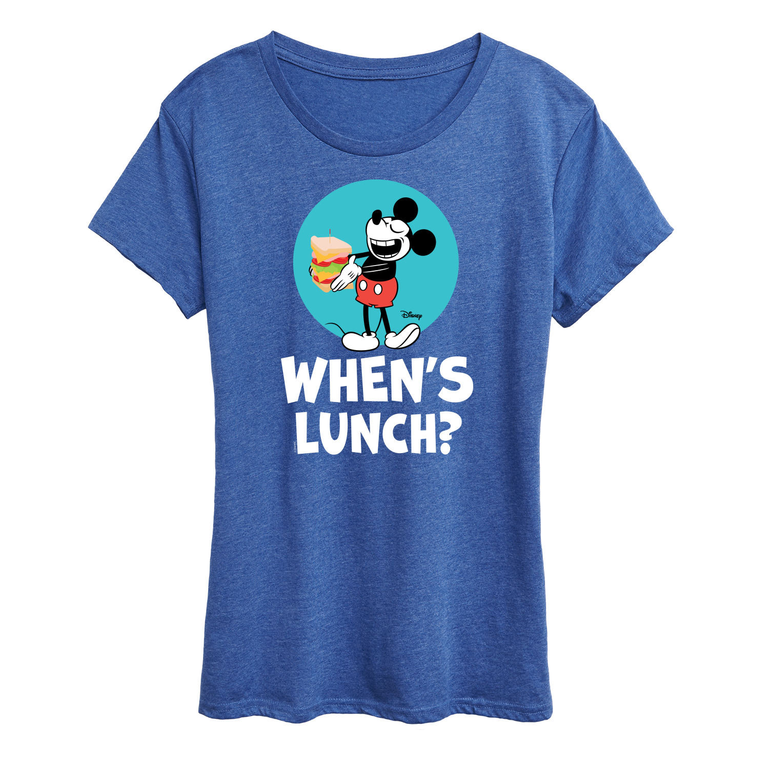 Disney - Mickey & Friends - Hungry Mickey - When's Lunch - Women's ...