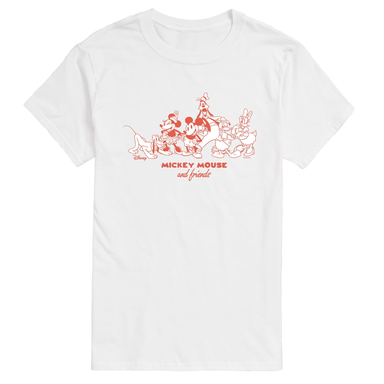 Disney - Mickey Friends - Men's Short Sleeve Graphic T-Shirt - Walmart.com