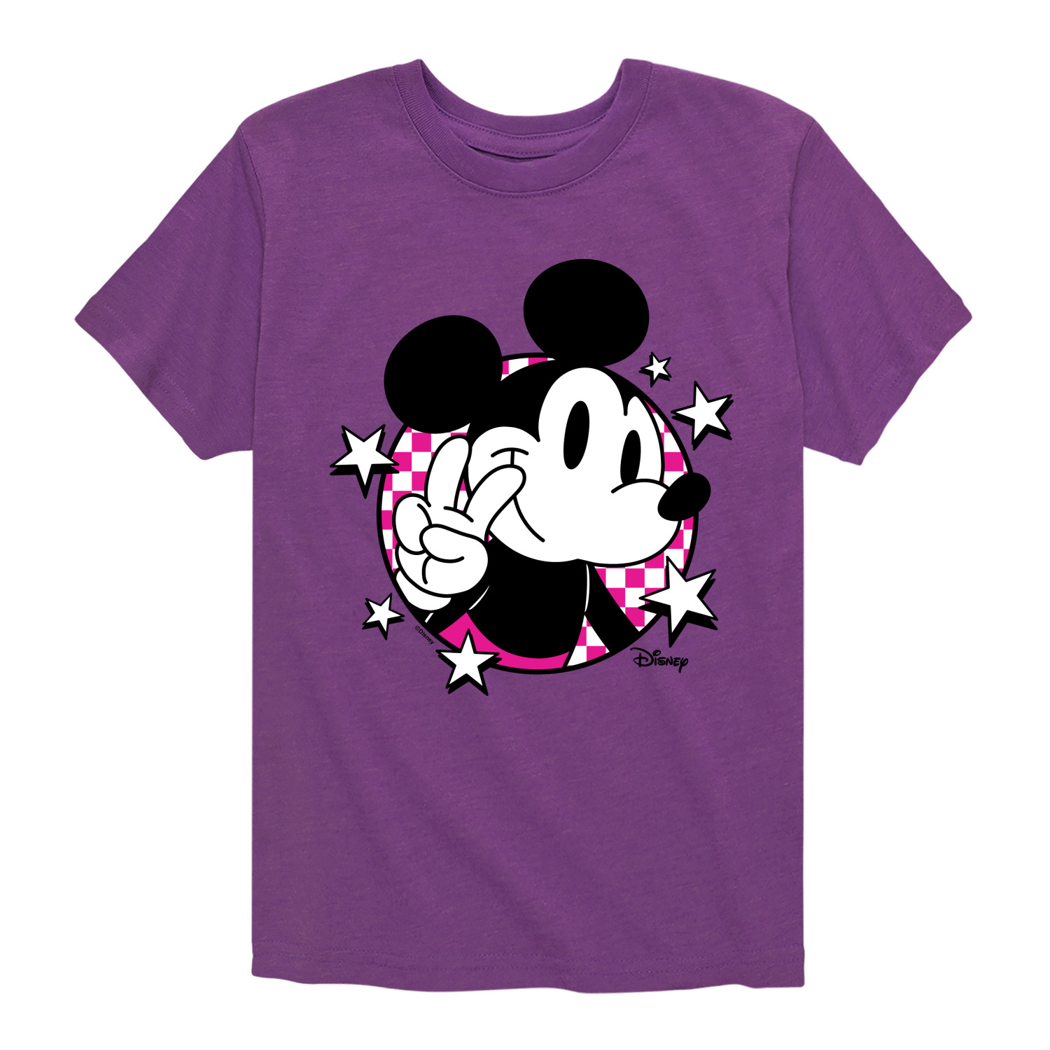 Disney - Mickey & Friends - Mickey Giving Peace Sign & Smiling - Retro ...