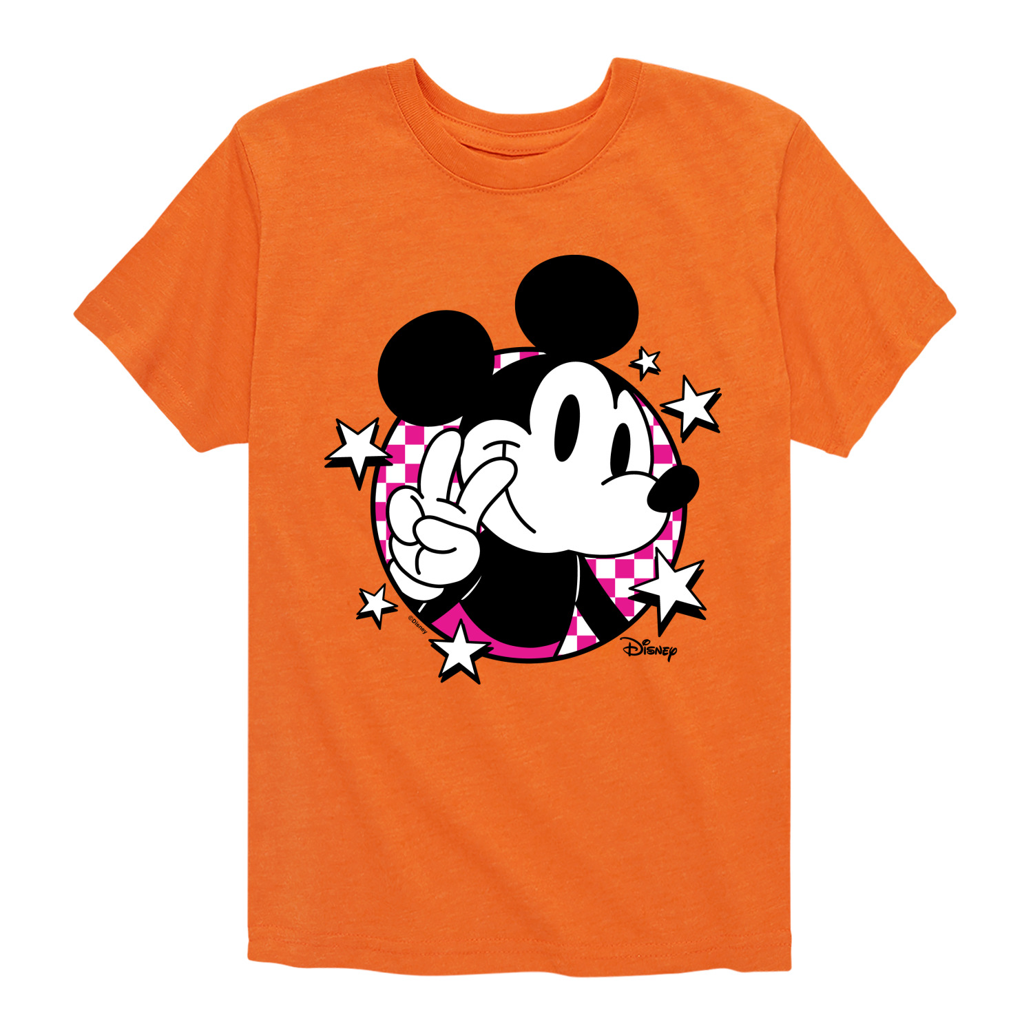 Disney - Mickey & Friends - Mickey Giving Peace Sign & Smiling - Retro ...