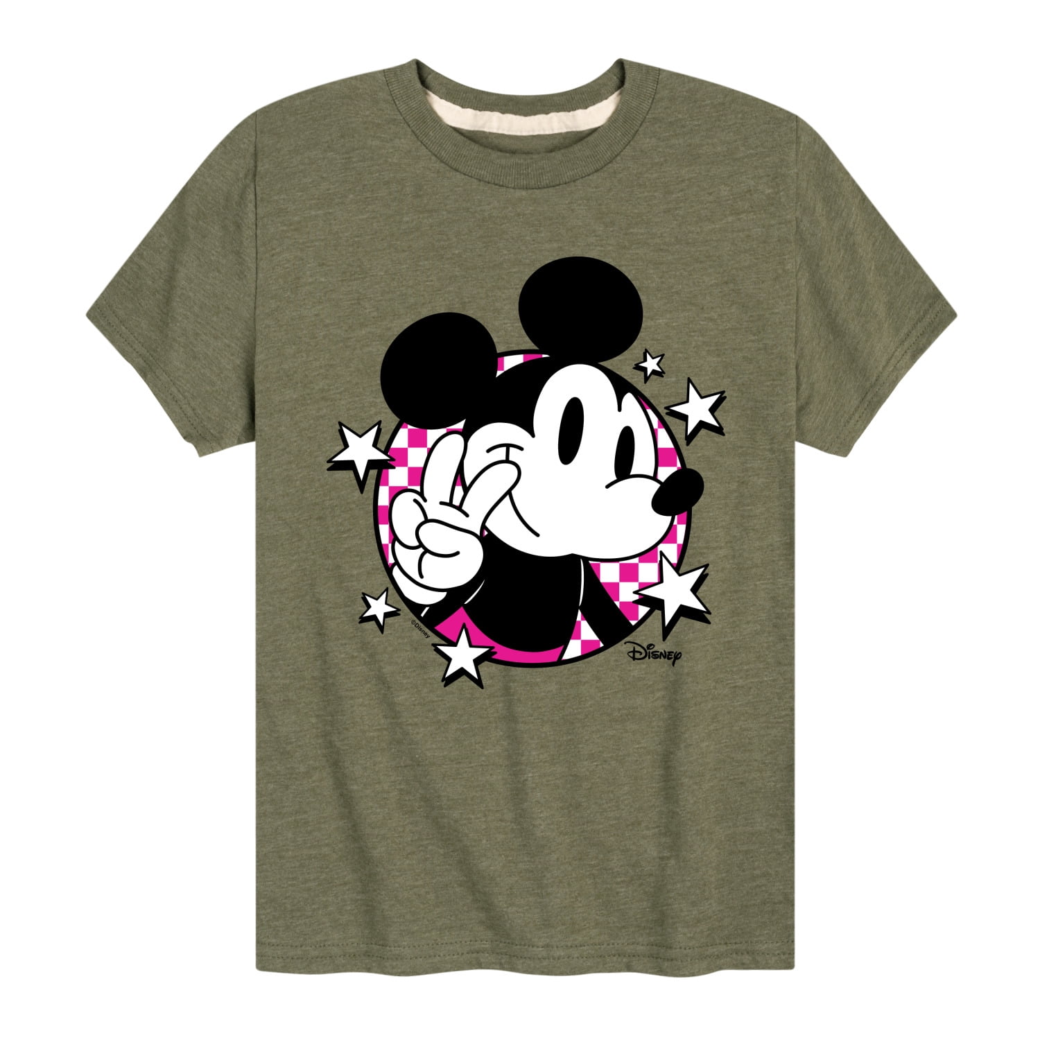Disney - Mickey & Friends - Mickey Giving Peace Sign & Smiling - Retro ...