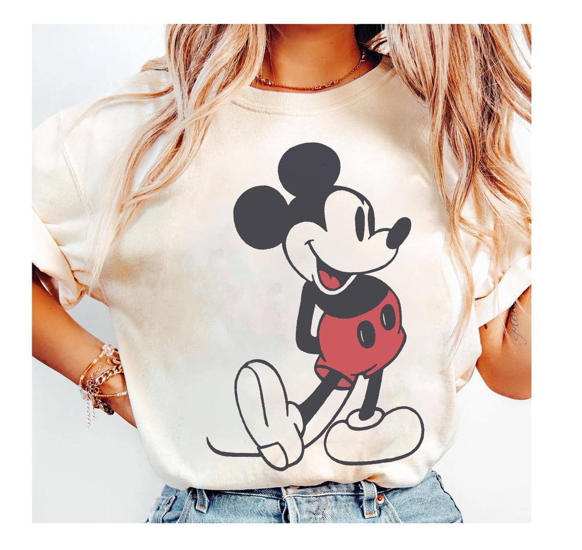 Disney Mickey & Friends Mickey Mouse Vintage Portrait T-Shirt, Mickey ...
