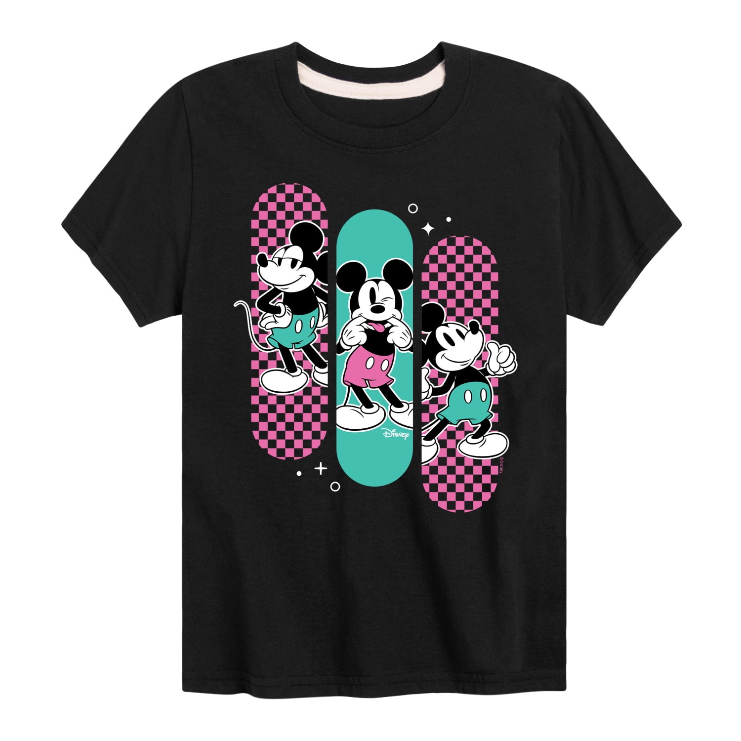 Disney - Mickey & Friends - Mickey - Retro Checkered Pastel Colors ...