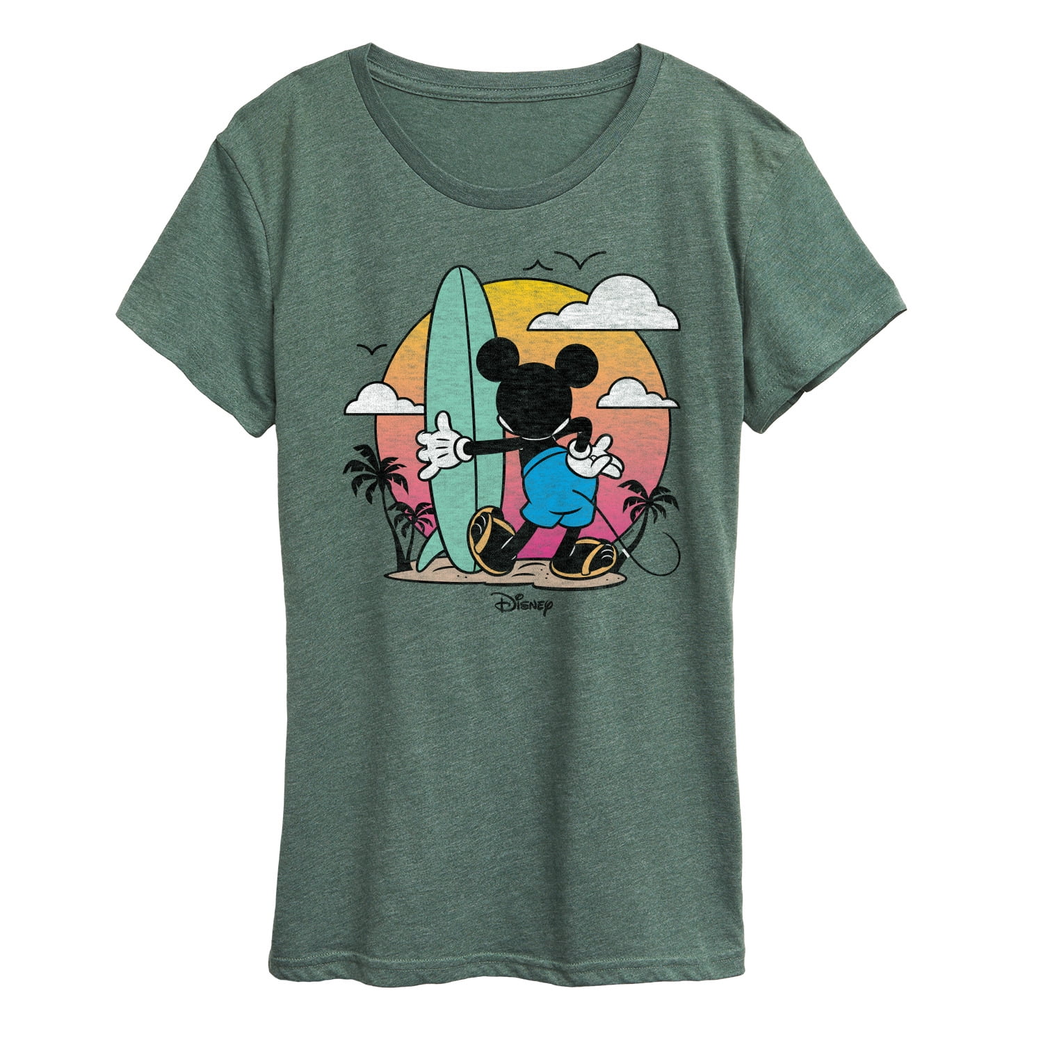 Disney - Mickey & Friends - Mickey Surfing After Sunset - Women's Short ...