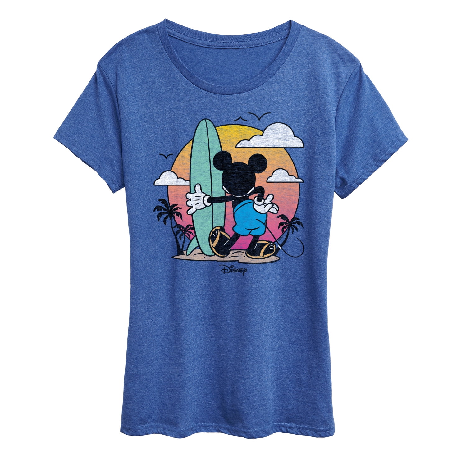 Disney - Mickey & Friends - Mickey Surfing After Sunset - Women's Short ...