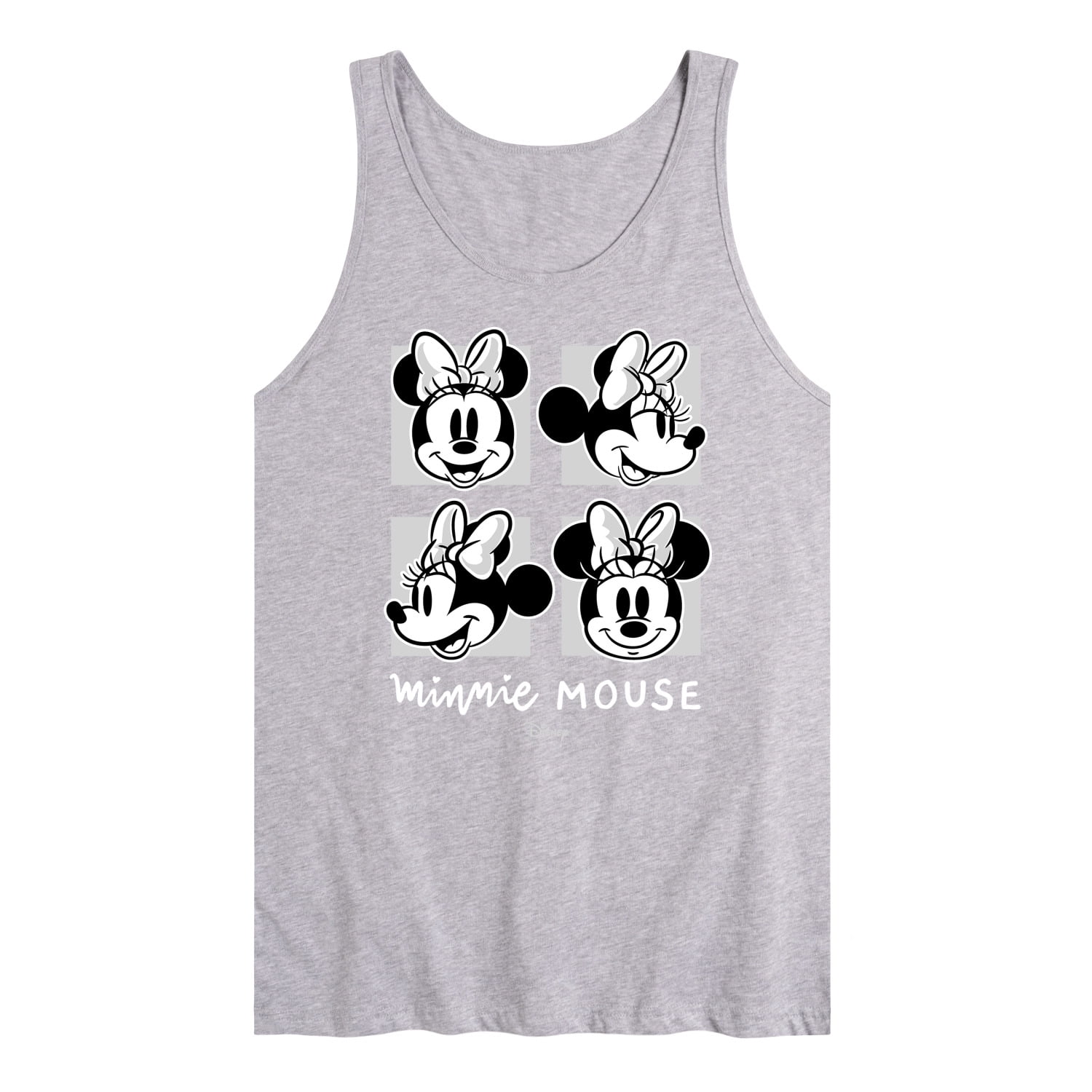 Disney - Mickey & Friends - Minnie Mouse - Black & White Photo Grid - Men's Jersey Tank Top ...