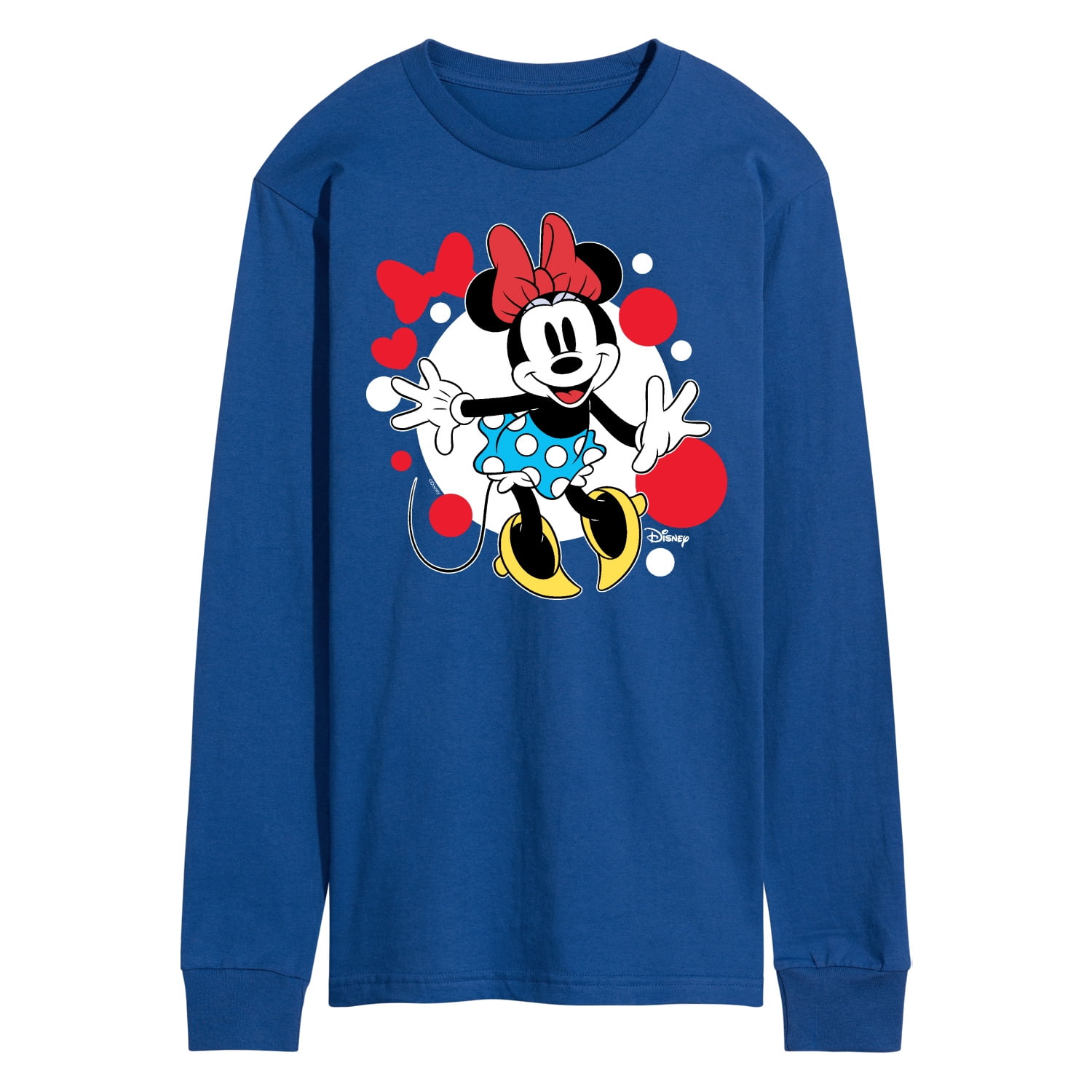Disney - Mickey & Friends - Minnie Mouse - Classic Minnie - Men's Long Sleeve T-Shirt - Walmart.com