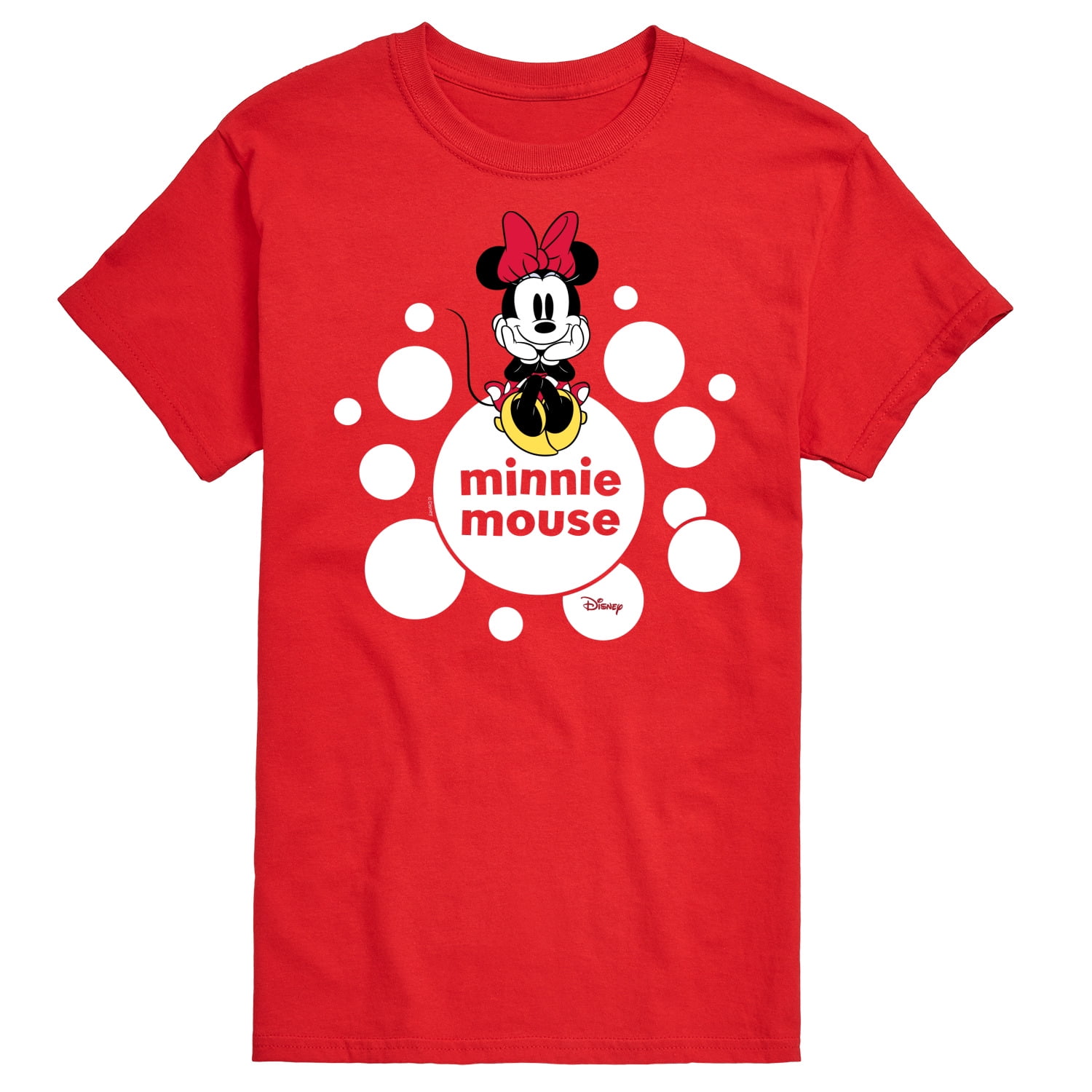 Disney - Mickey & Friends - Minnie Mouse - Dots Galore - Men's Short Sleeve Graphic T-Shirt ...