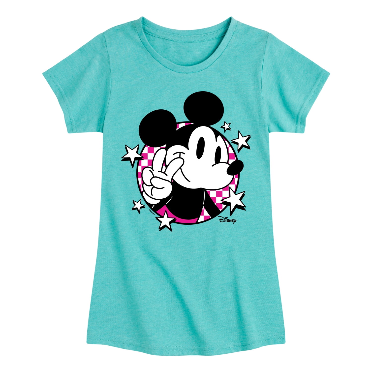 Disney - Mickey & Friends - Peace Sign - Checkered Background - Toddler ...
