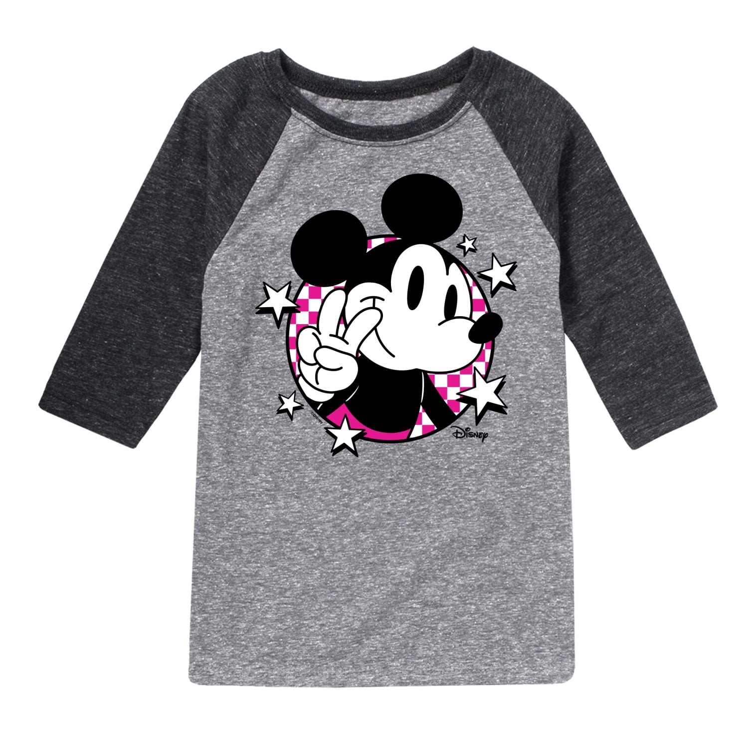 Disney - Mickey & Friends - Peace Sign - Checkered Background - Toddler ...