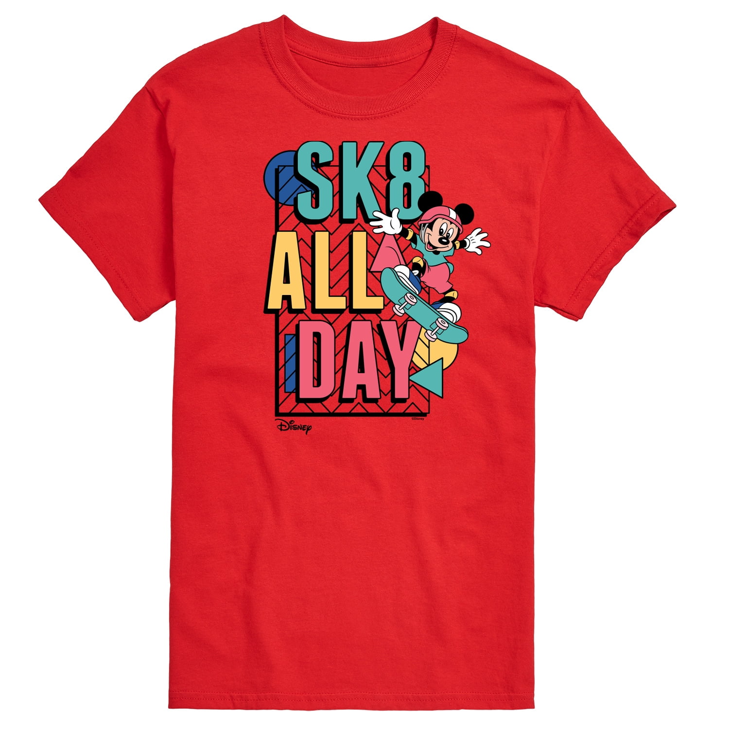 Disney - Mickey & Friends - Sk8 All Day - Skater Mickey - Men's Short ...
