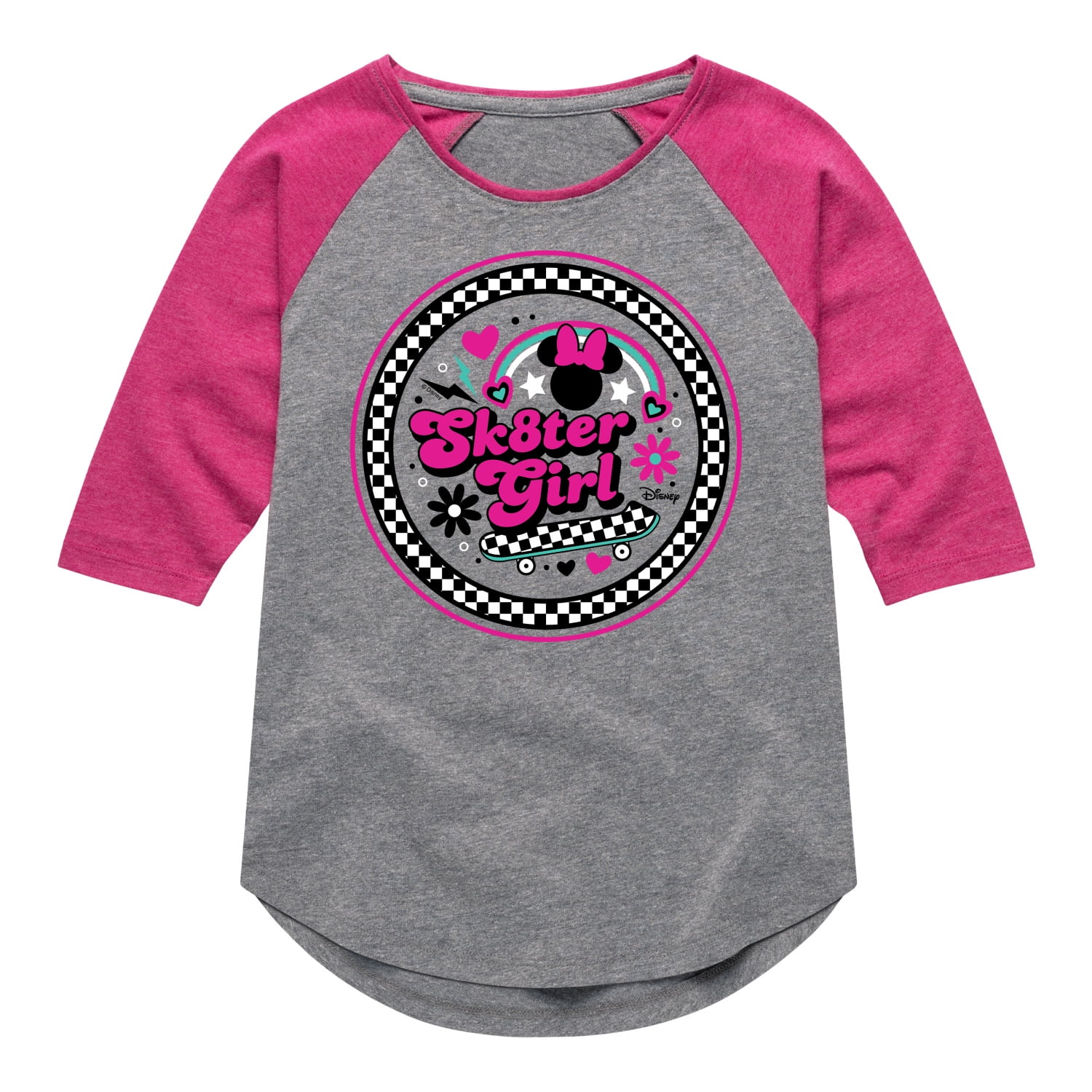 Disney - Mickey & Friends - Skater Girl - Retro Style - Checkered ...