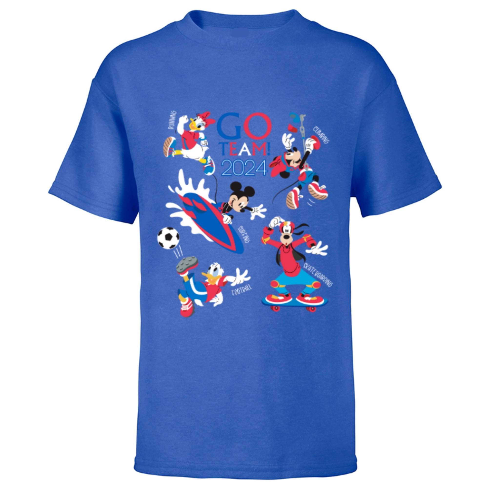 Disney Mickey & Friends Sports Let the Games Begin 2024- Short Sleeve T ...