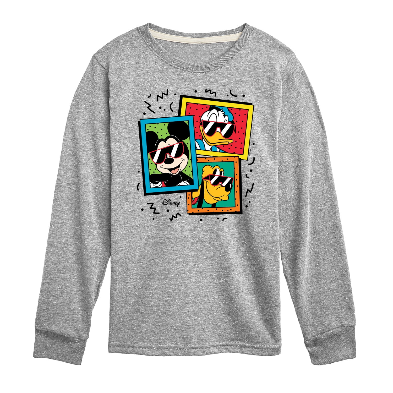 Disney - Mickey Friends Sunglasses - Toddler & Youth Long Sleeve ...