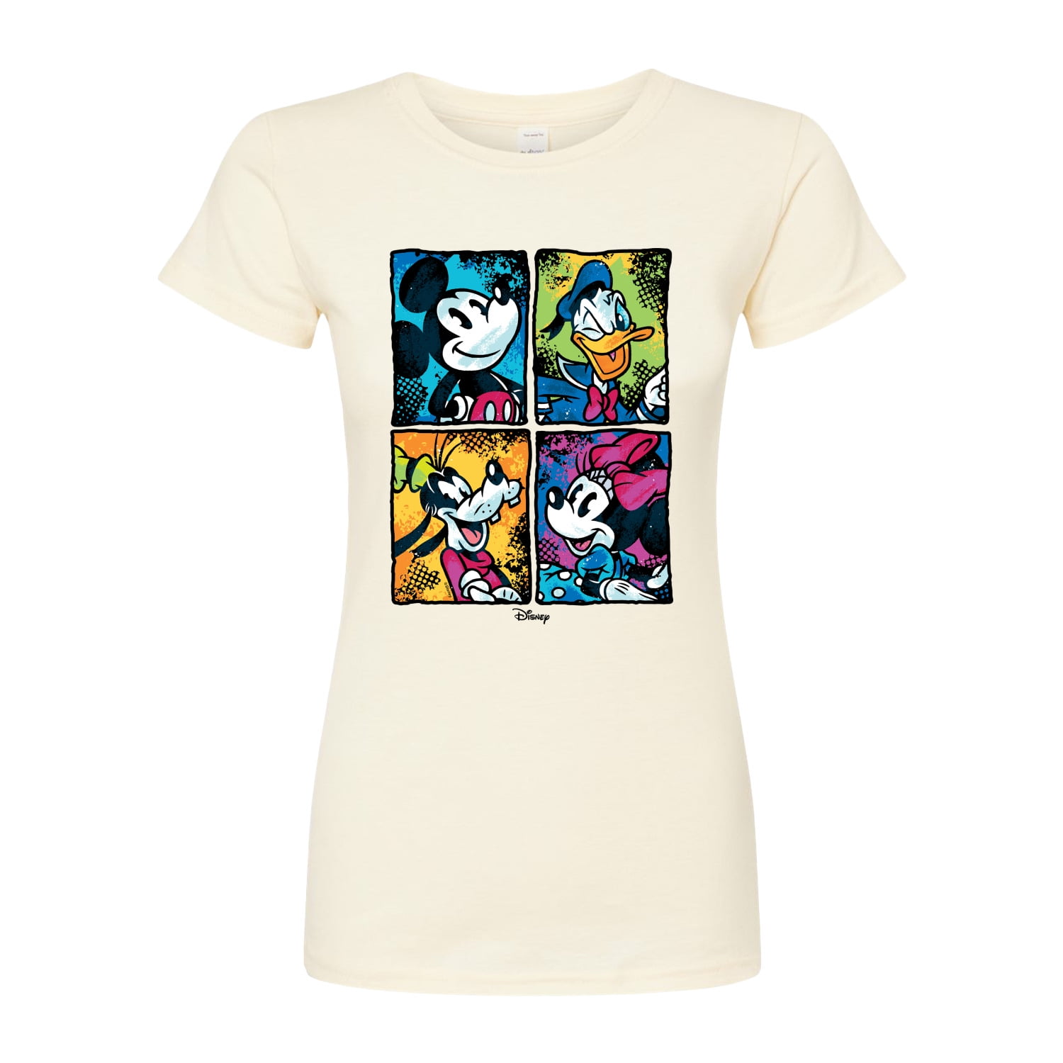 Disney - Mickey Friends Urban - Juniors Fitted Graphic T-Shirt ...