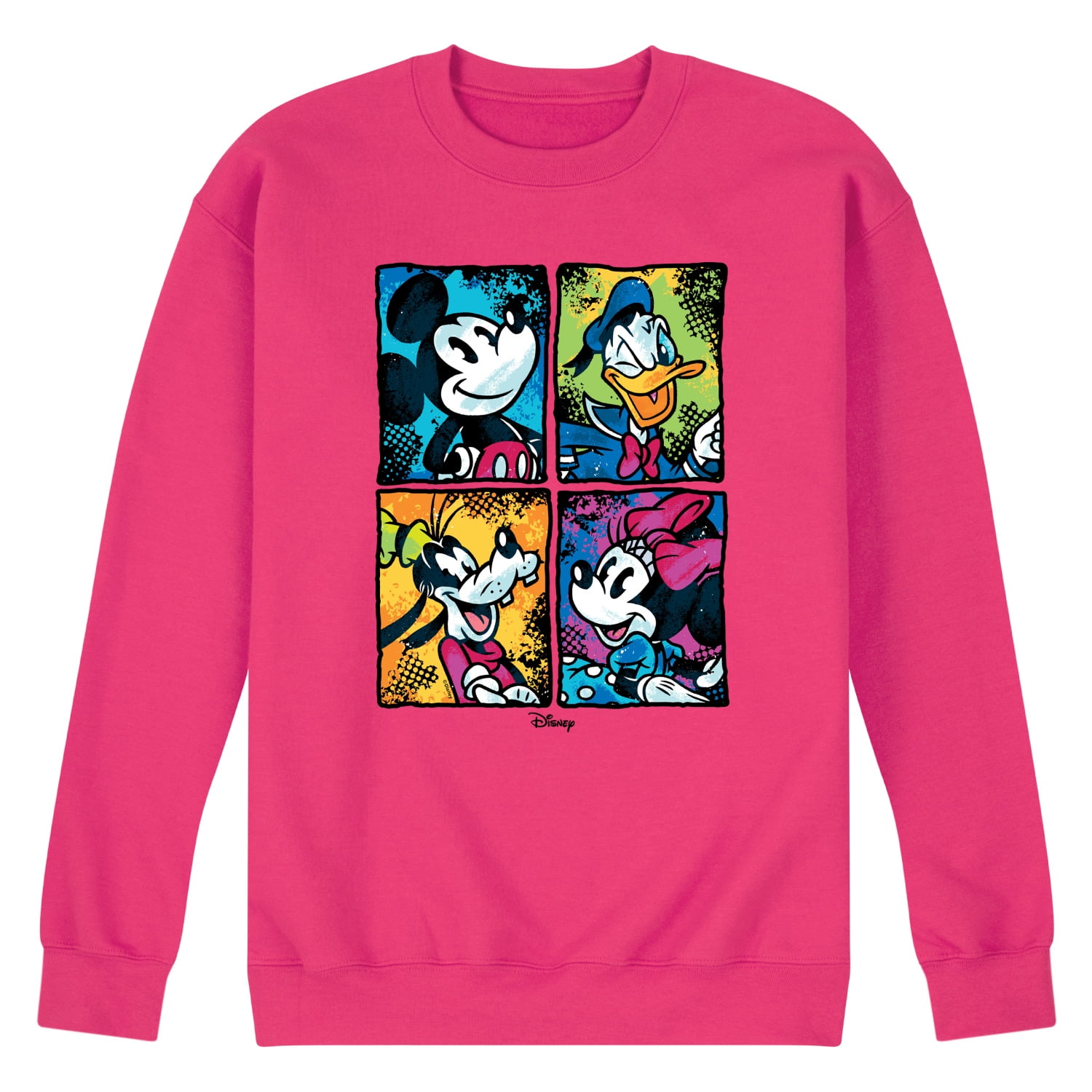 Disney - Mickey Friends Urban - Men's Crew Neck Fleece Pullover ...