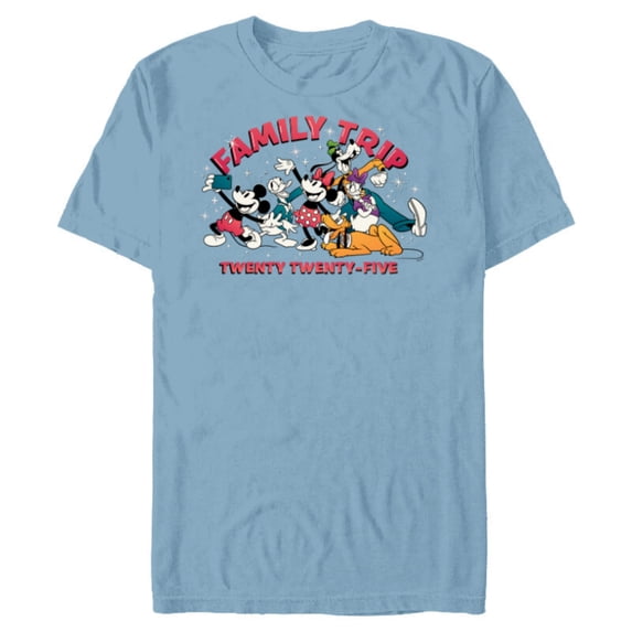Disney Mickey & Friends Vacation Selfie Family Trip 2025 - Short Sleeve ...