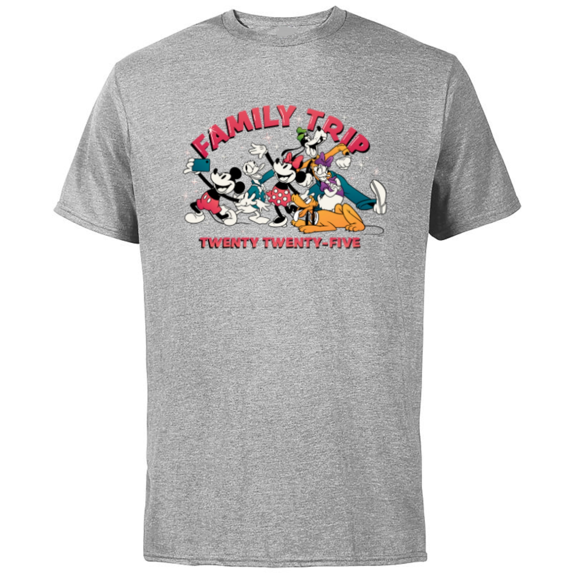 Disney Mickey & Friends Vacation Selfie Family Trip 2025 - Short Sleeve ...