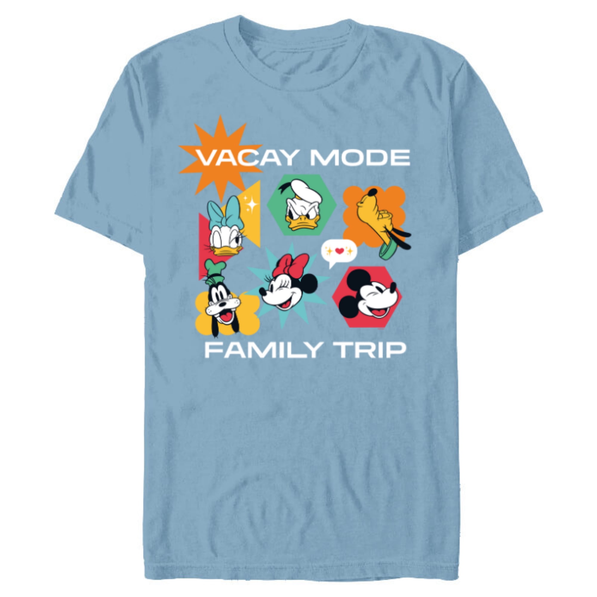 Disney Mickey & Friends Vacay Mode Family Trip Vacation - Short Sleeve ...