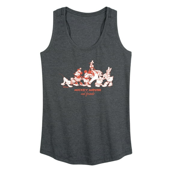 Disney - Mickey Friends - Women's Racerback Graphic Tank - Walmart.com