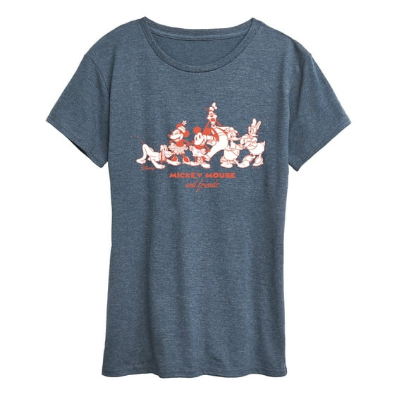 Disney - Mickey Friends - Women's Short Sleeve Graphic T-Shirt ...