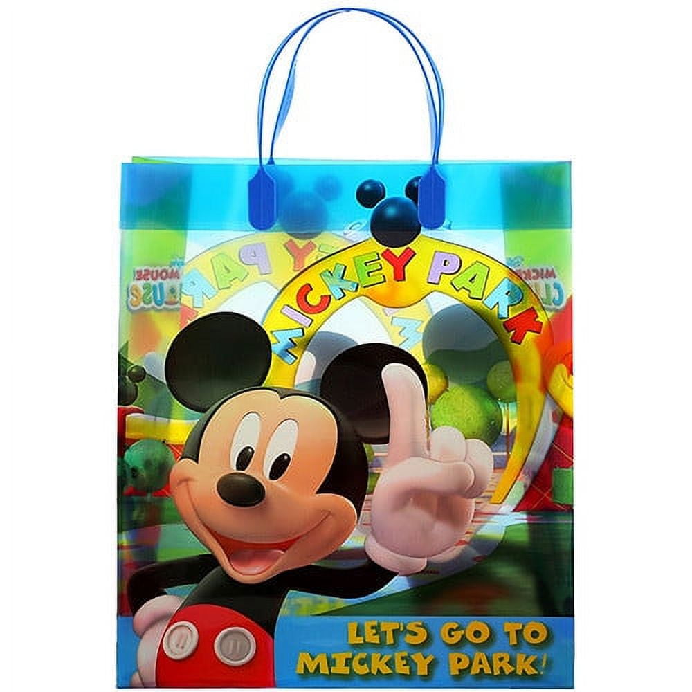 Disney Mickey Gift Bag - Large Gift Bag with Bottone closure ( Reusable ...