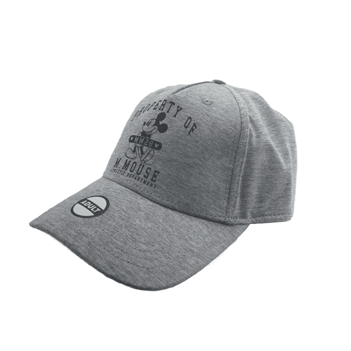 Disney Mickey Gray Adult Unisex Baseball Cap - Walmart.com