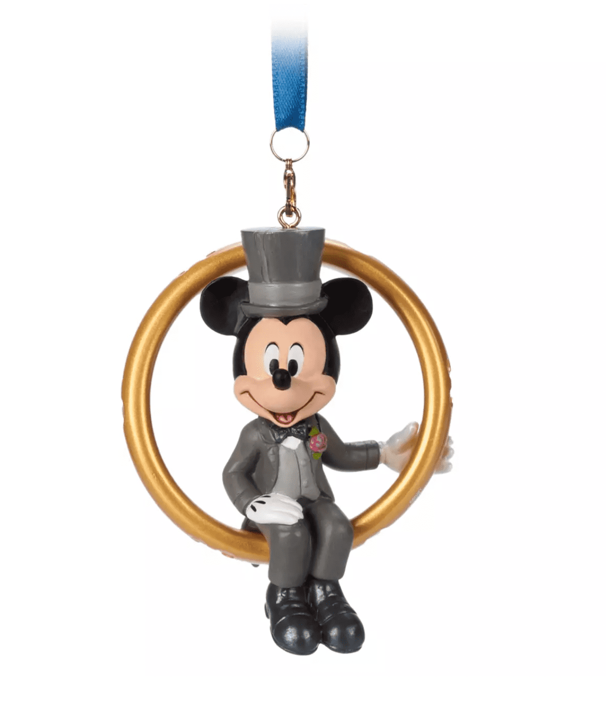 Disney Mickey Groom Wedding Ring Sketchbook Christmas Ornament New with ...