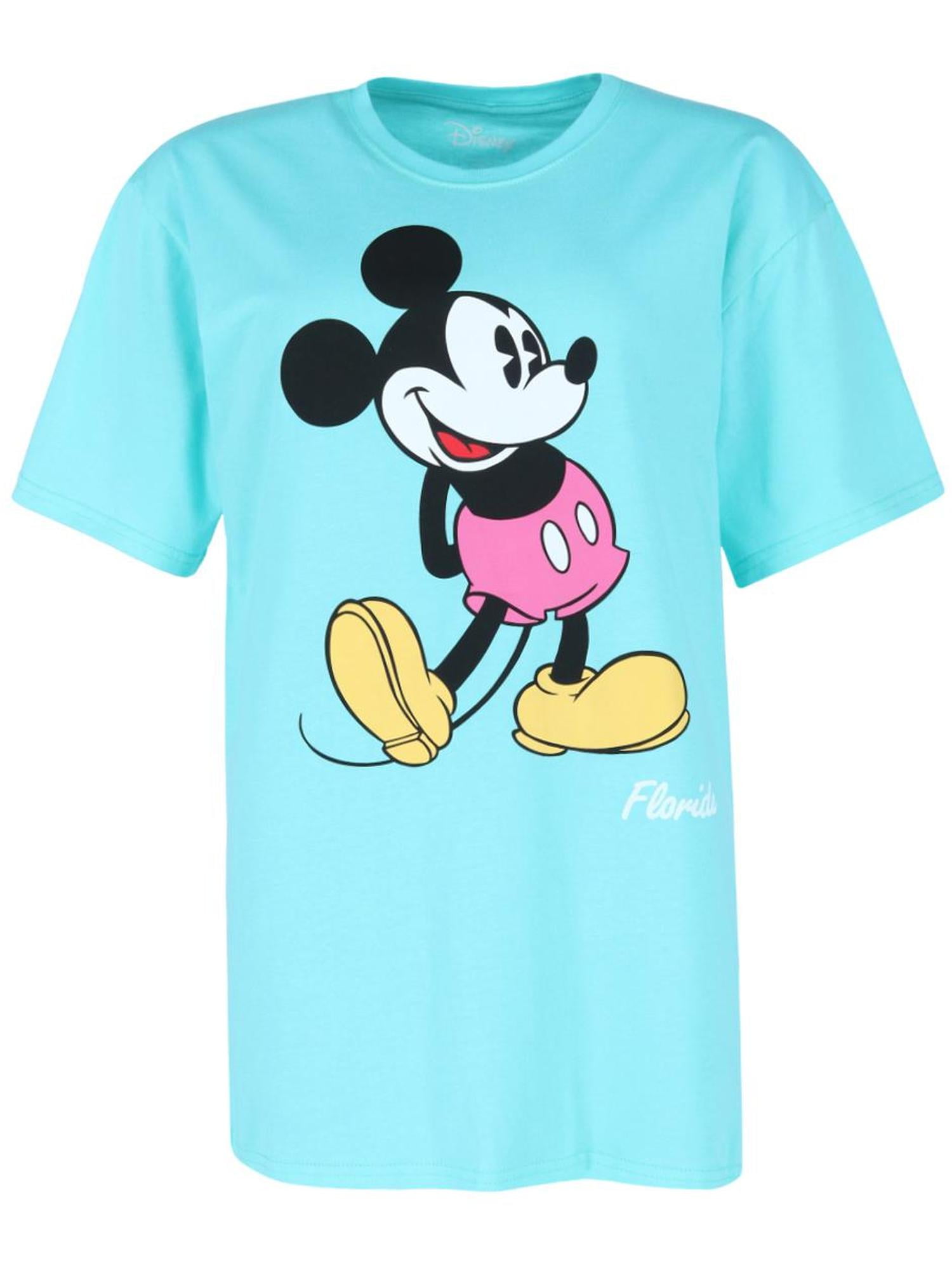 Disney Mickey Head to Toe FL Adult Tee Shirt - Walmart.com