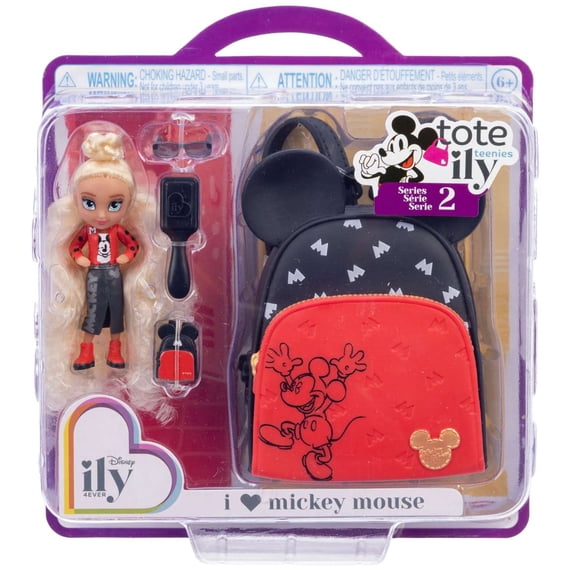 Disney Tote Ily Teenies Series 2 I Love Mickey Mouse Mini Doll ...