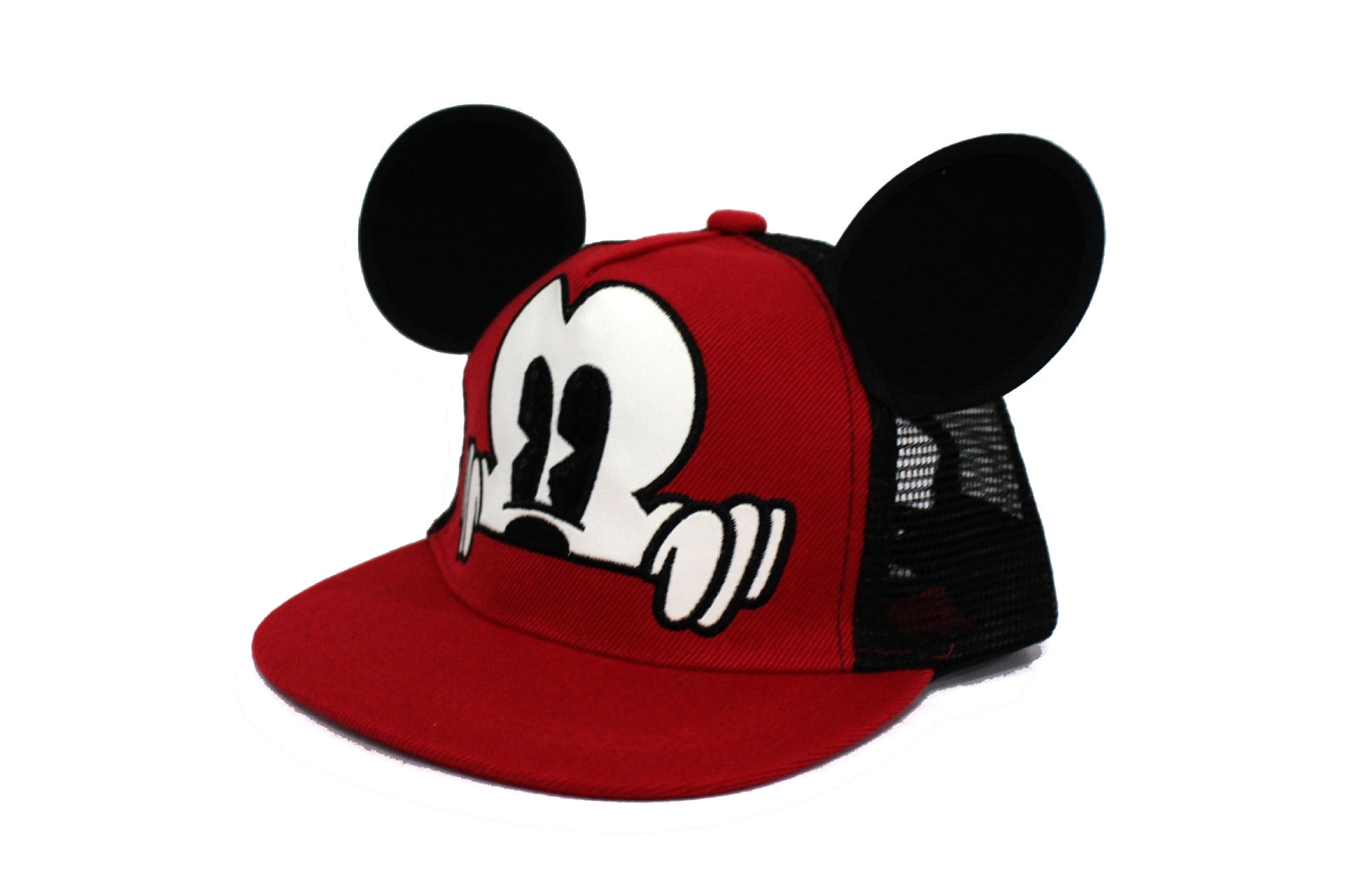 Disney Mickey Kids Baseball Cap Flatbill Hat for Kids Adjustable Sun ...