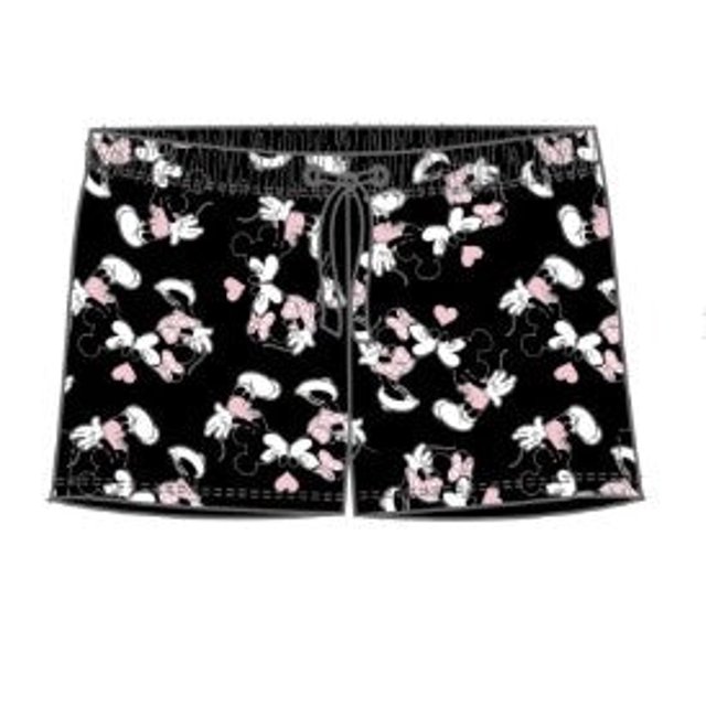 Disney Mickey Kiss All Over Print Junior Lounge Short - Walmart.com