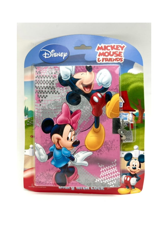 Disney Mickey & Minnie Celebrations Diary with lock - Walmart.com